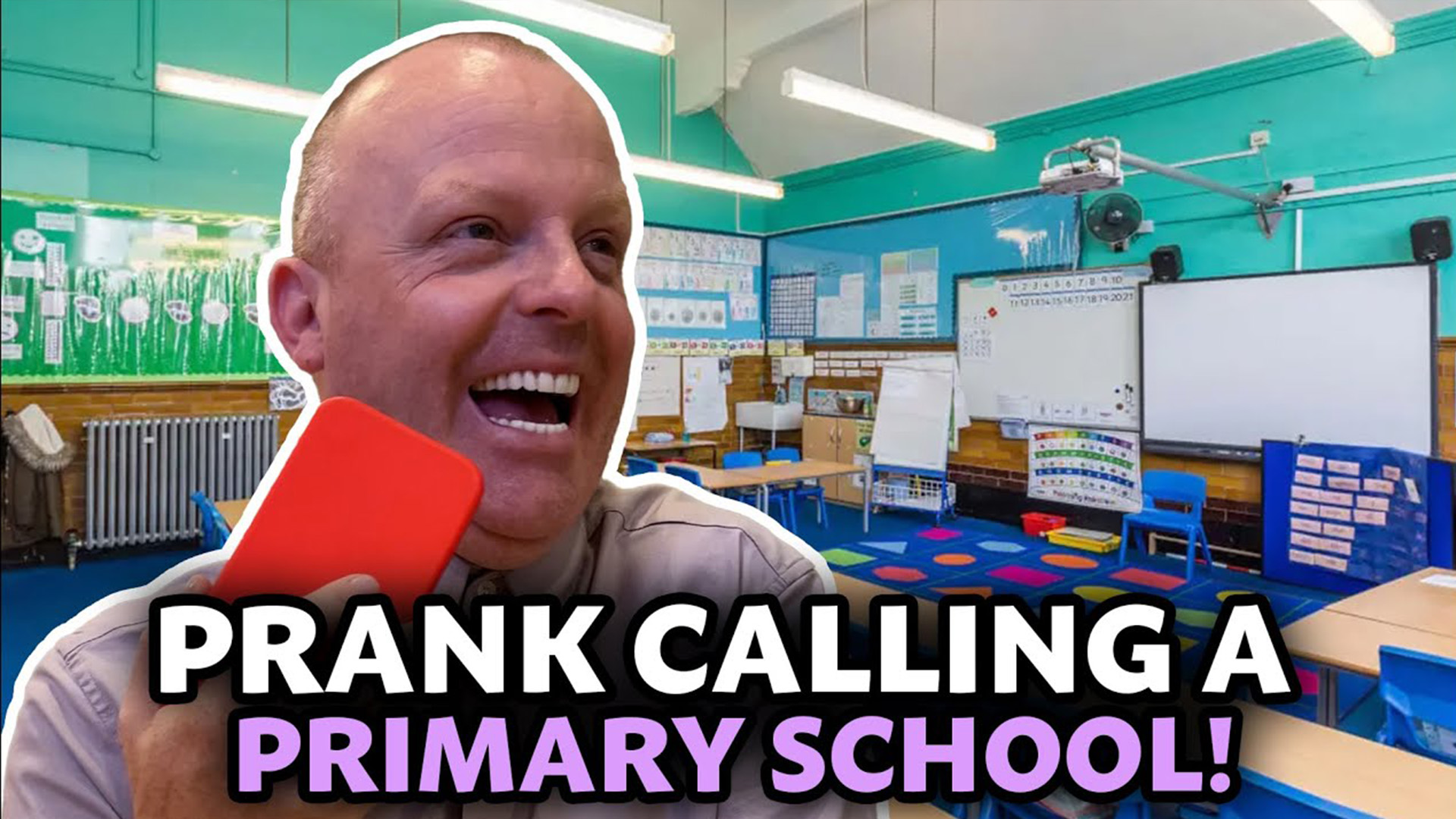 Prank Calling a Primary School! 📞🍎 “I Lost My Homework… In the Washing ...