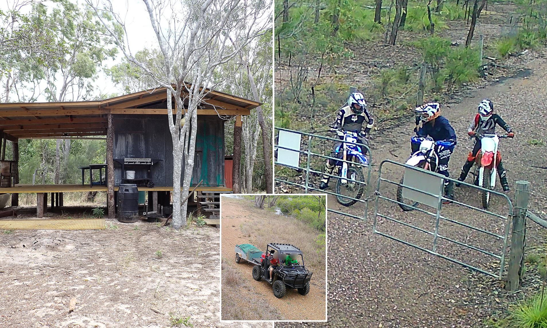 It was good while it lasted! Group of friends busted building a cabin ...