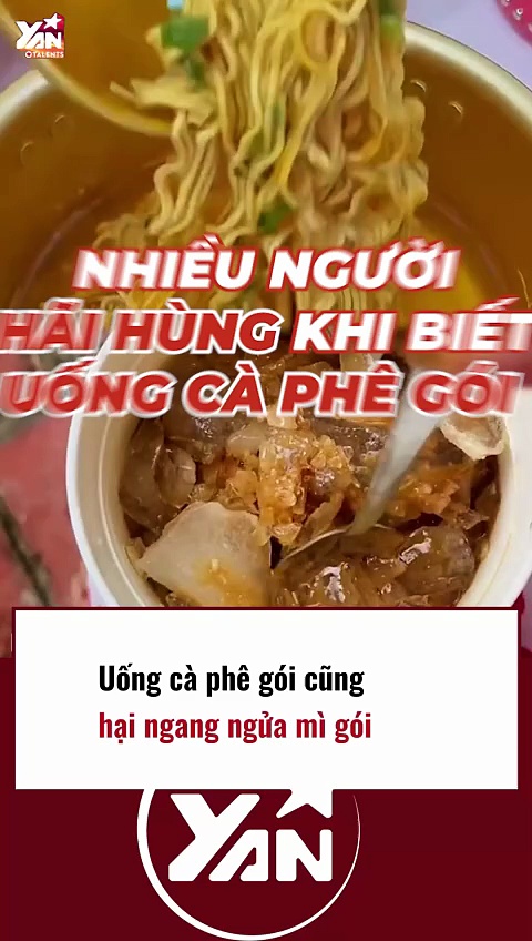 Uống cà phê gói cũng độc hại ngang ngửa mì gói