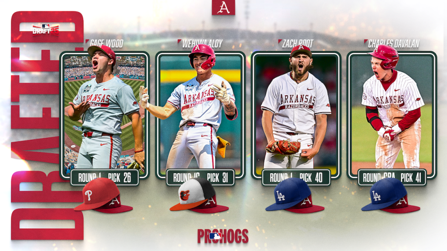 Program-record four Diamond Hogs taken in first round of MLB Draft