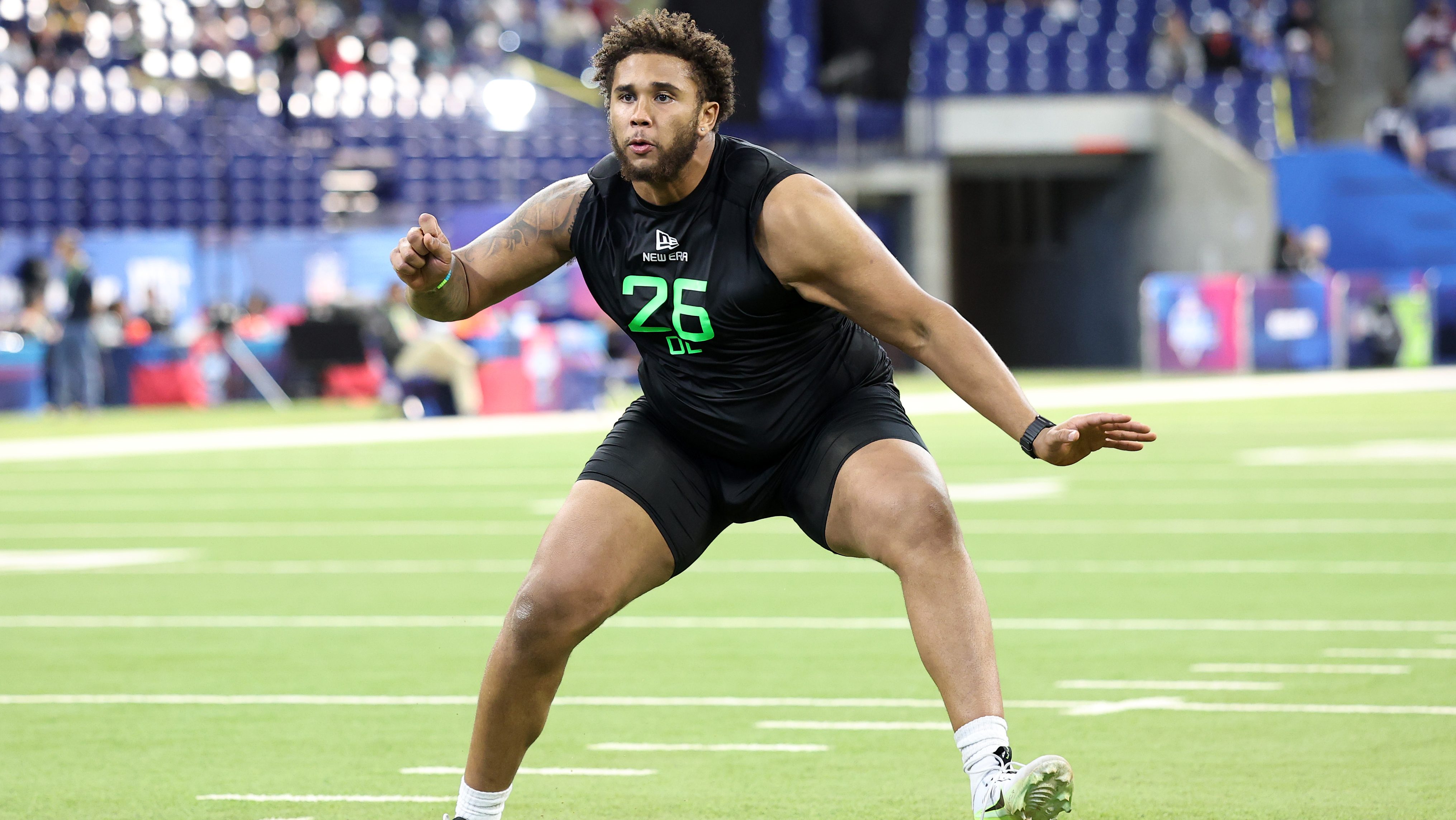 Giants Have Complex Plan for Rookie Marcus Mbow