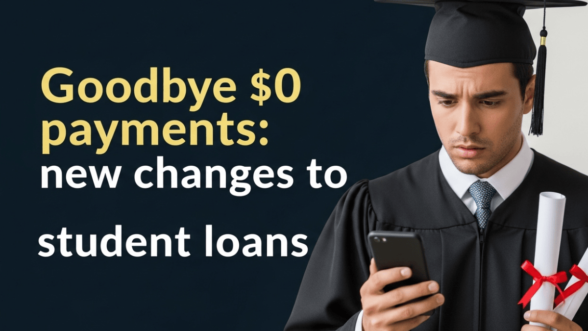 New student loan plan ends $0 payments and sets 30-year repayment term