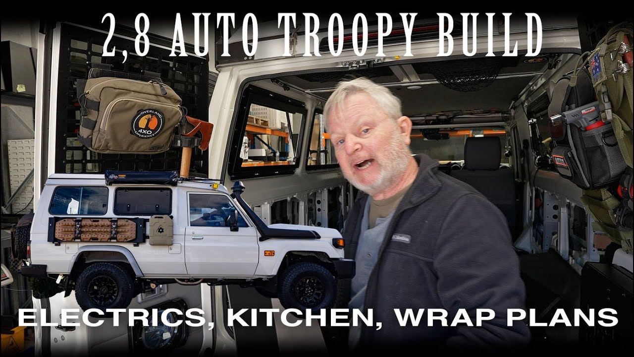 Electrics, Kitchen, and Wrap Plans | 2.8 Troopy Build