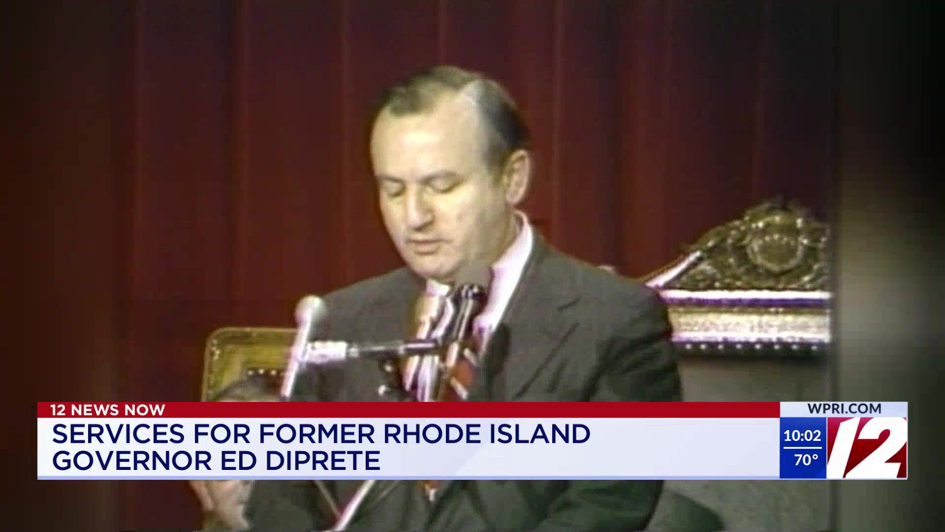Rhode Islanders paying their respects to former Gov. Ed DiPrete