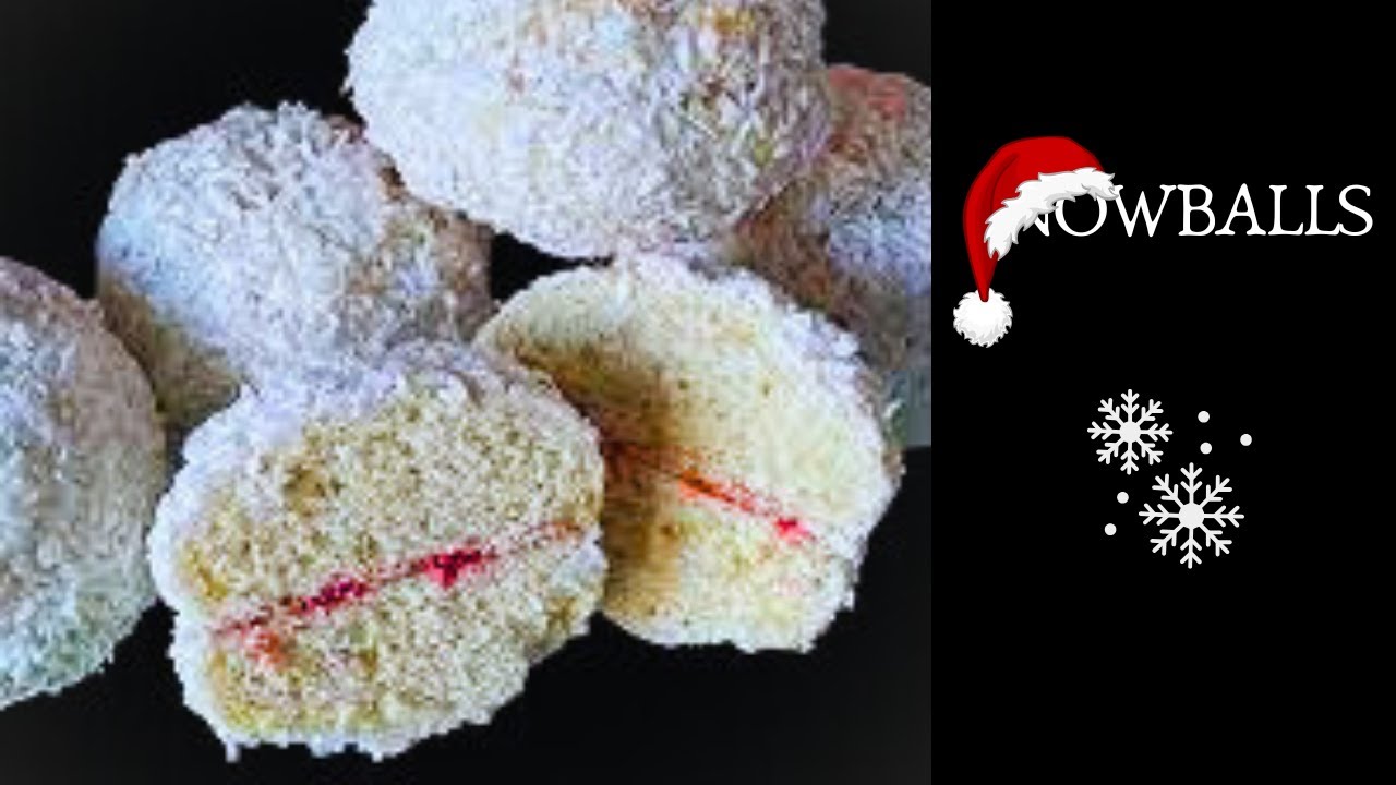 Scottish Snowballs ️ | Traditional Festive Recipe | Coconut Jam Cakes
