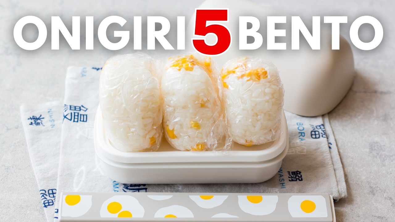 5 Easy Onigiri Bento Box Lunch Ideas for the Week