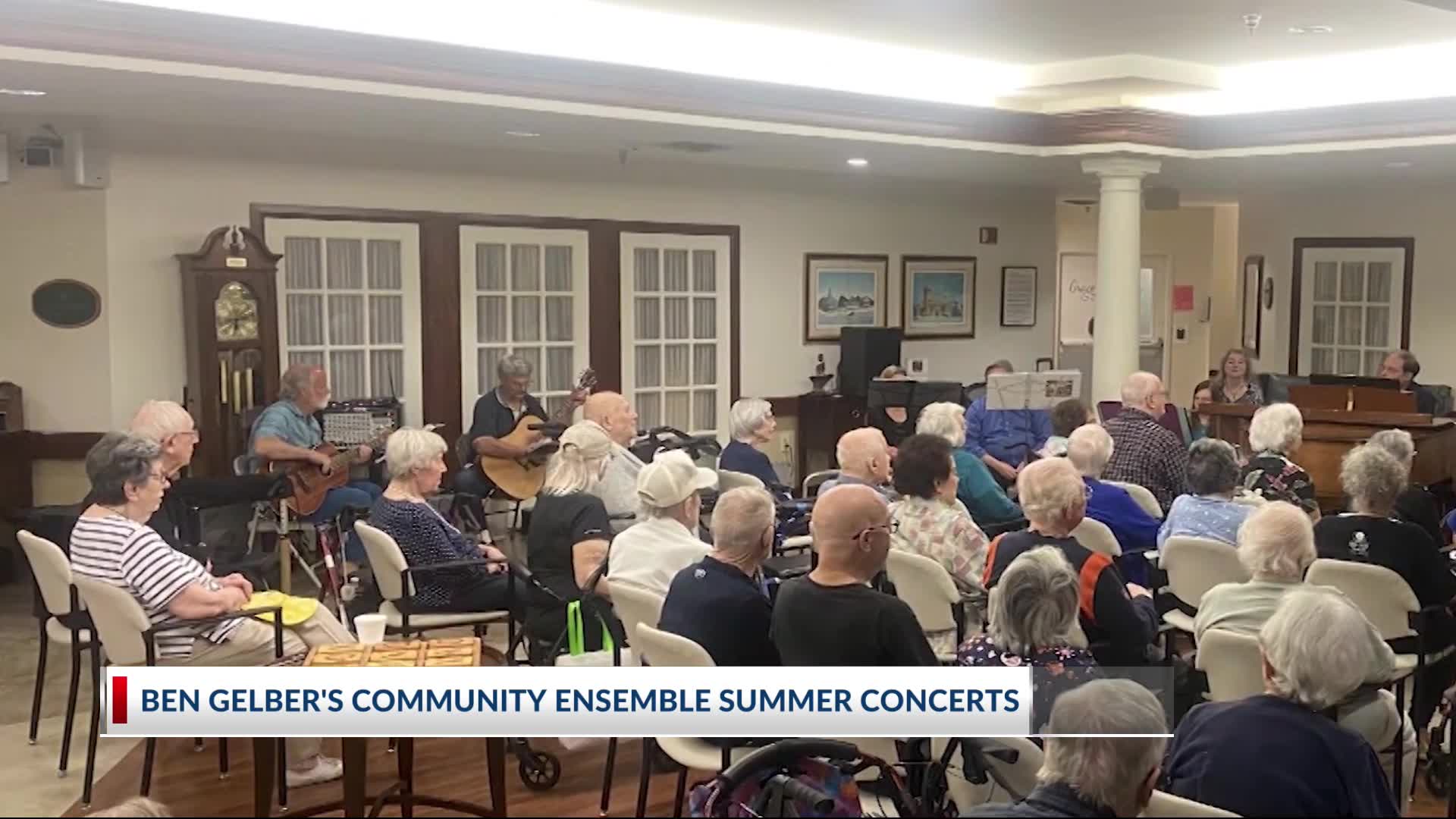 Ben Gelber's ensemble holds community concerts