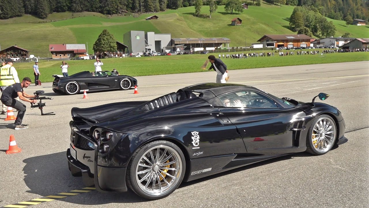 Pagani Huayra Roadster vs Koenigsegg Agera X – Sfida Hypercar su Strada!