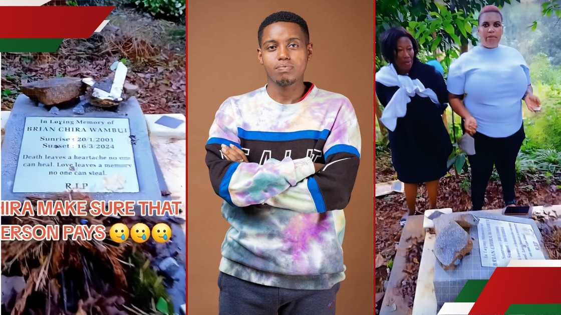 Brian Chira's granny breaks down after discovering TikToker’s grave was ...