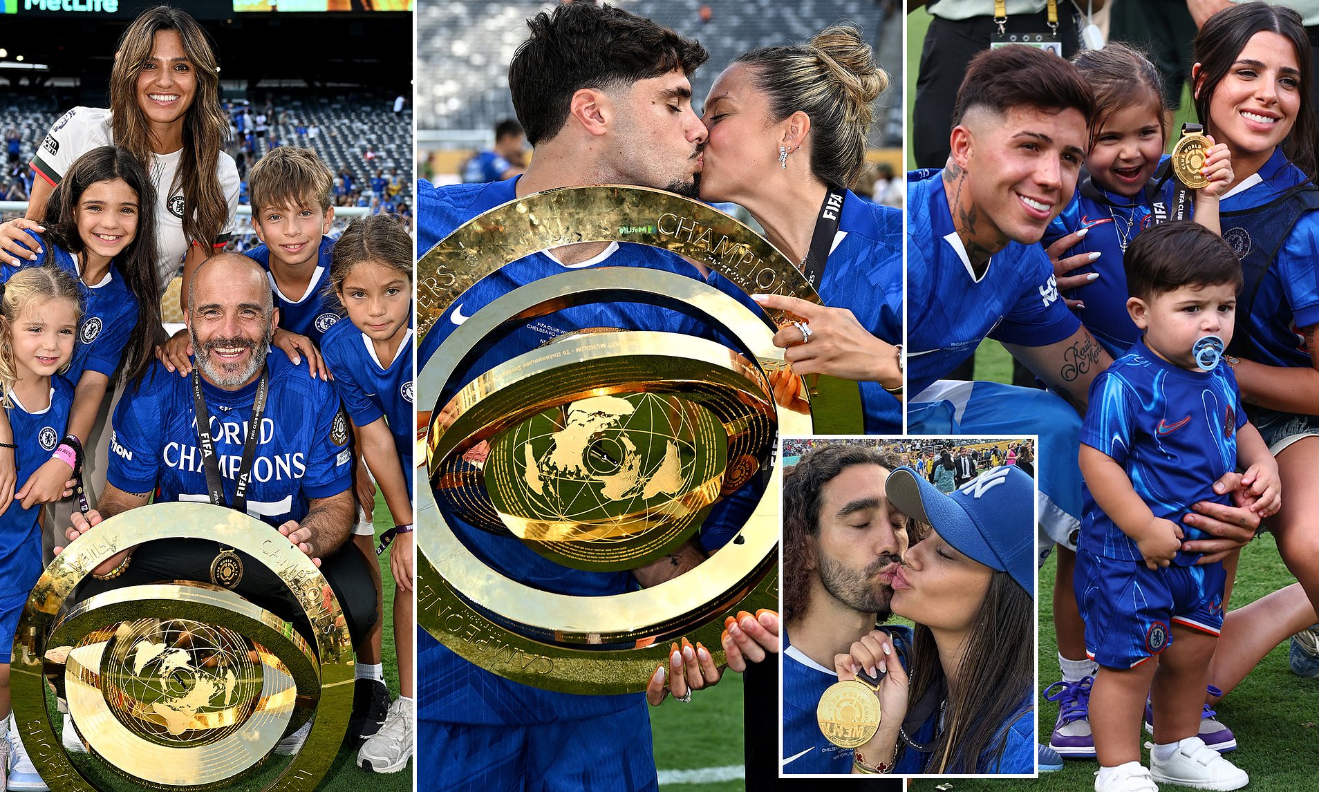 Chelsea stars are joined by WAGs in post Club World Cup final ...