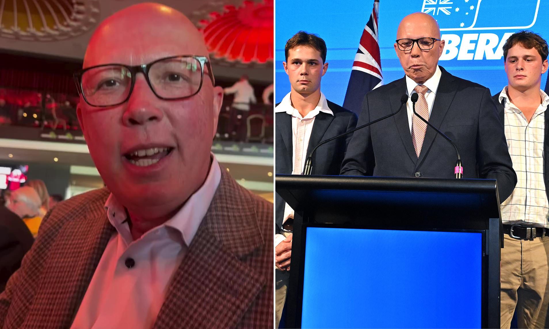 What is Peter Dutton doing THERE? Former Liberal leader spotted in ...