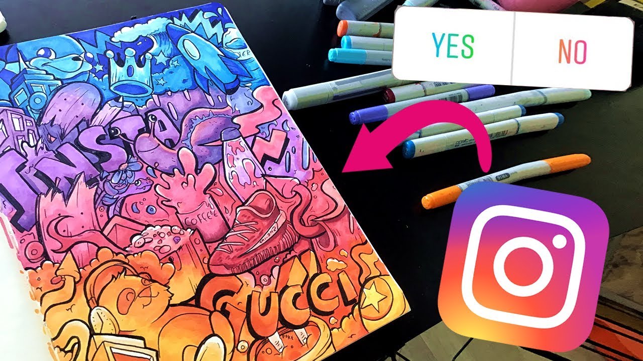 My Instagram Followers Controlled My Art! 🎨📲 (YOU Decide What I Draw!)