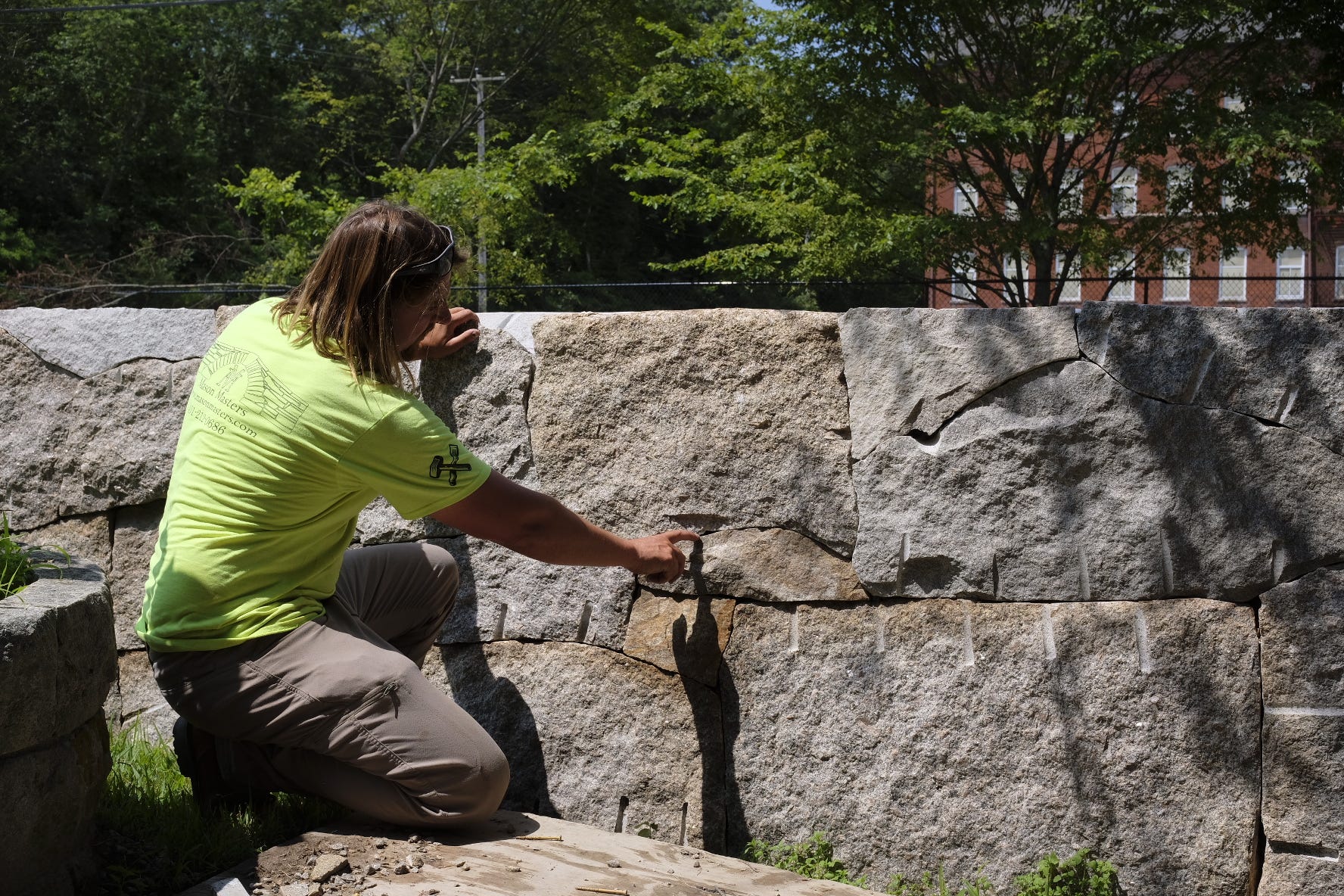 A stone wall being built in Westerly is turning heads. The story behind ...