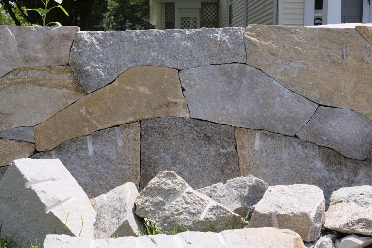 A stone wall being built in Westerly is turning heads. The story behind ...