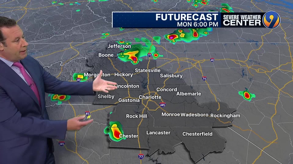 Monday morning's forecast with Meteorologist Keith Monday