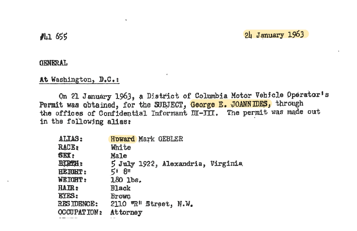 Washington Post Article on George Joannides - Page 2 - JFK ...