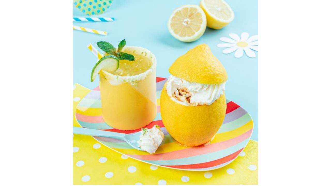 Lemon Cream Treats and Lemonade Cocktail: A Refreshing Duo