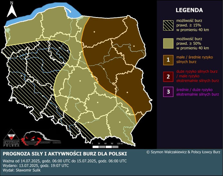 Możliwe ekstremalne zjawiska pogodowe. Ostrzega już nie tylko IMGW