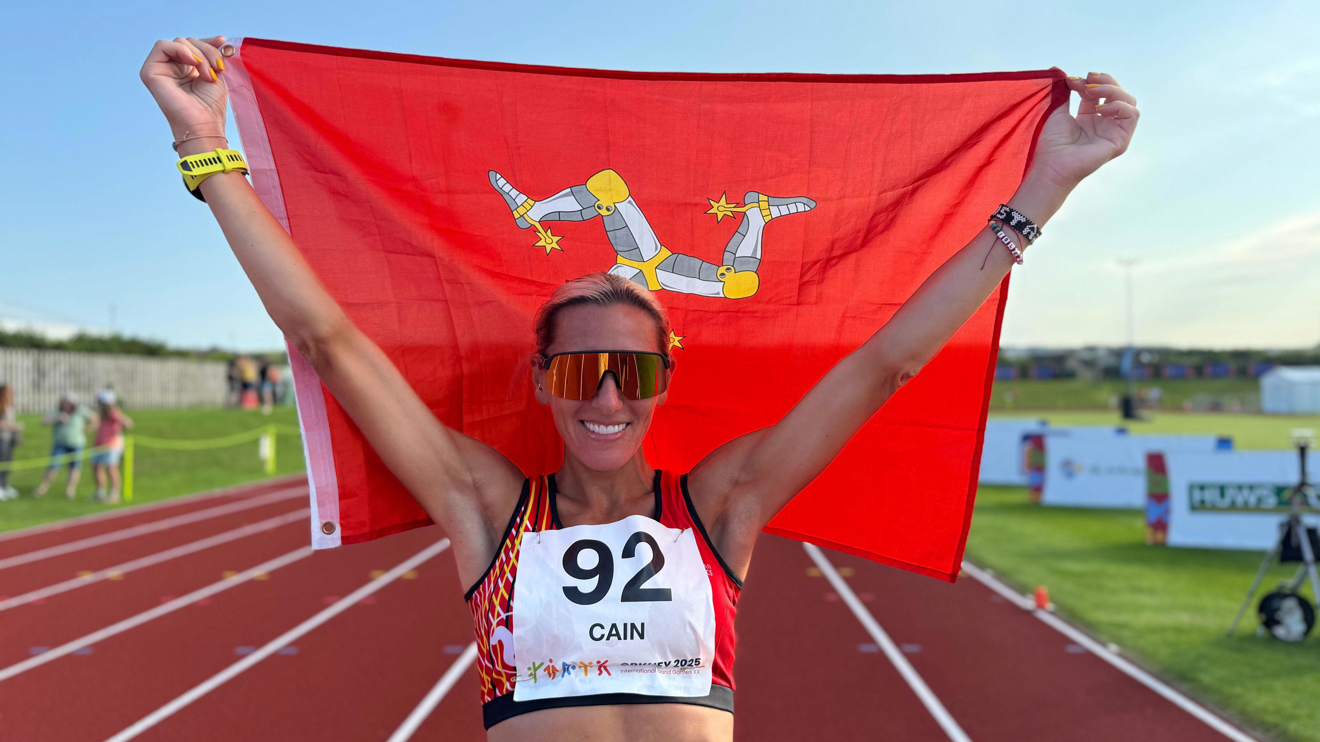 Cain smashes record to win gold at Island Games