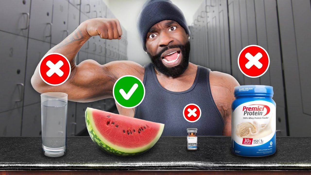 No steroids, no protein, no meat, no water