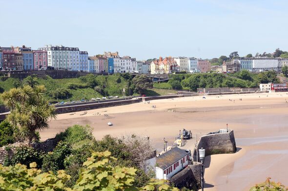 Seaside town with quaint pastel-coloured houses has an incredible four ...