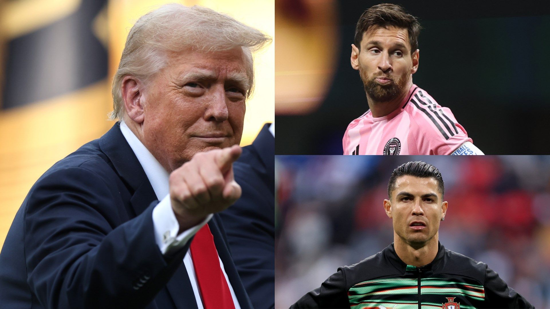VIDEO: Donald Trump names his football GOAT as U.S. president snubs ...