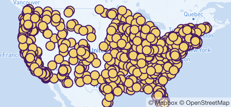 Map and list of cities hosting anti-Trump protests on July 17