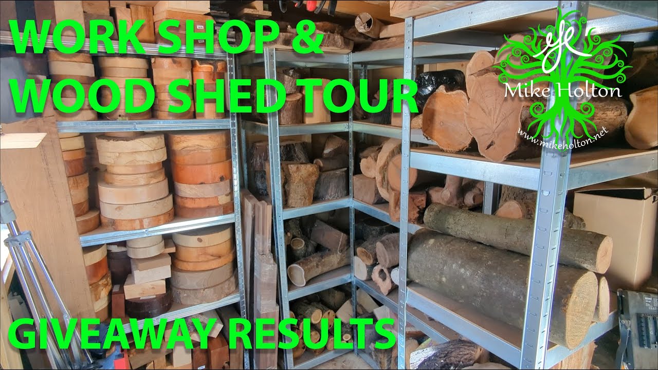 Sawdust, shelves & surprises – full workshop and wood shed tour