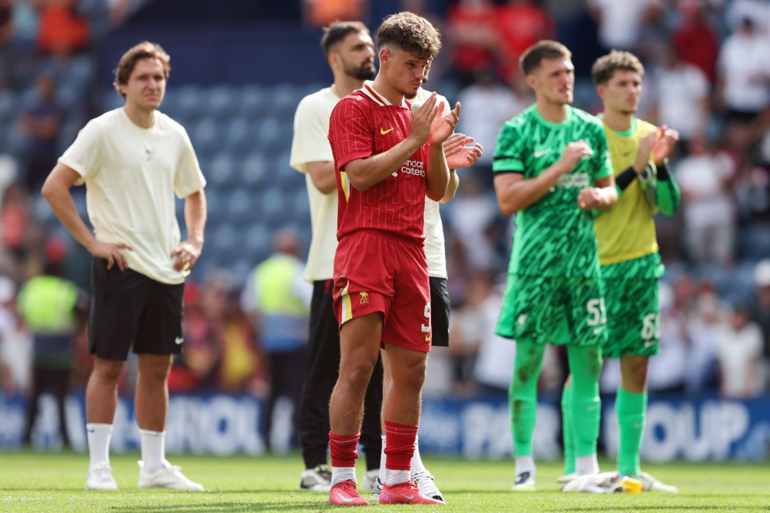 Tsimikas drops subtle clue about Liverpool future after Preston clash