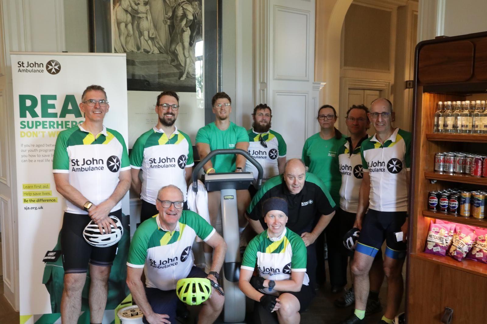 Crowds cheer to welcome St John Ambulance cycle responders into York ...