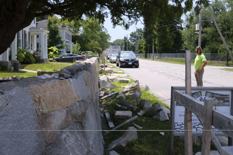 A stone wall being built in Westerly is turning heads. The story behind ...