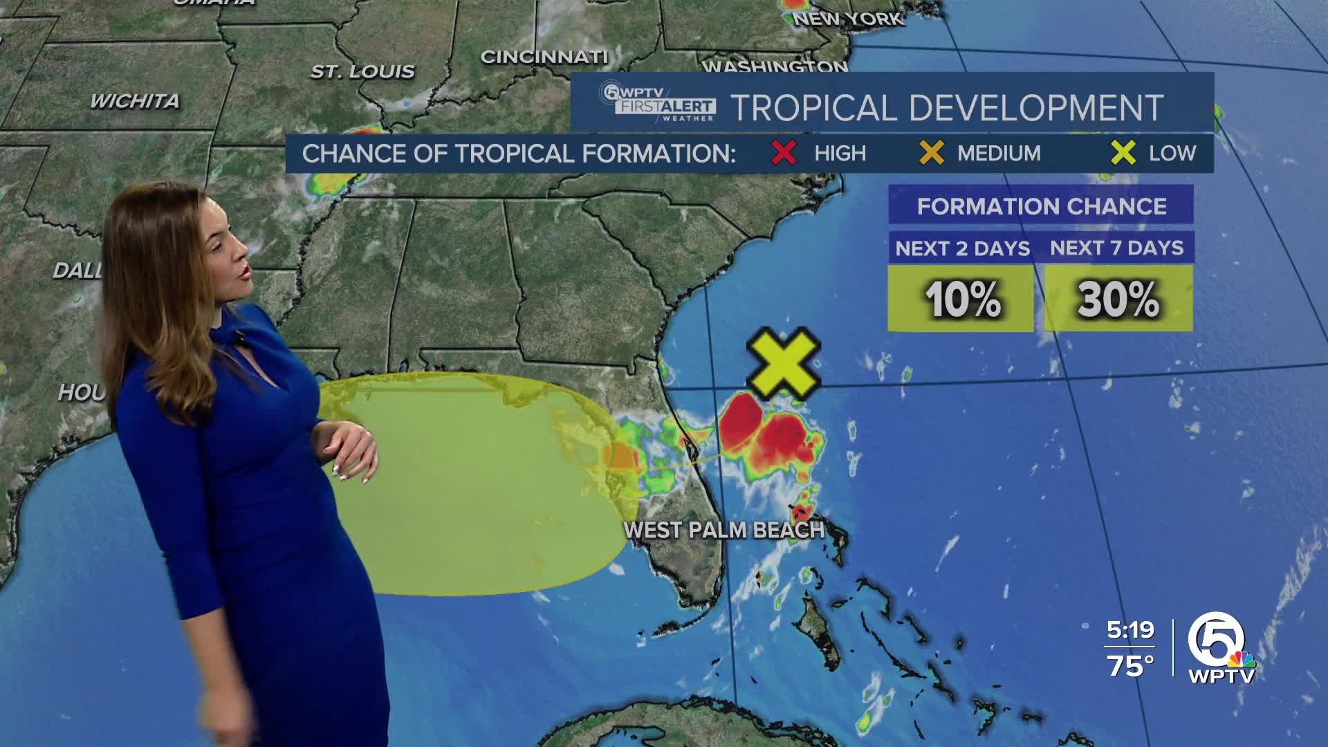 WPTV First Alert Weather forecast, morning of July 14, 2025
