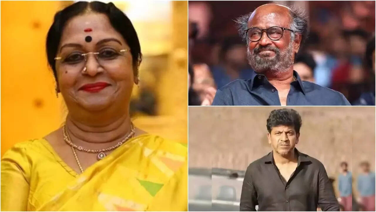 Rajinikanth, Shiva Rajkumar, Kamal Haasan pay tribute to late actress B ...