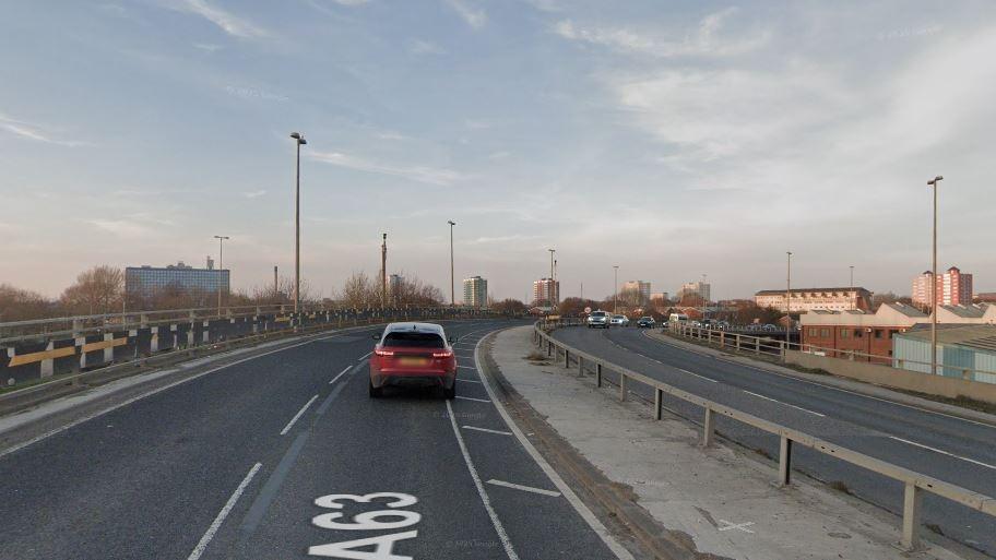 Severe delays after 'crash' closes A63 in Hull