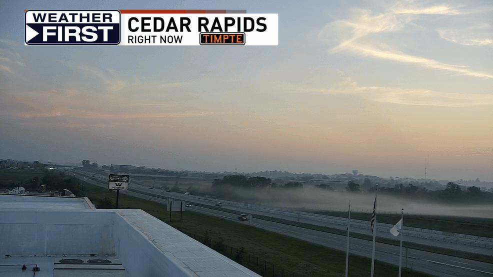 Areas of dense fog in eastern Iowa Monday morning