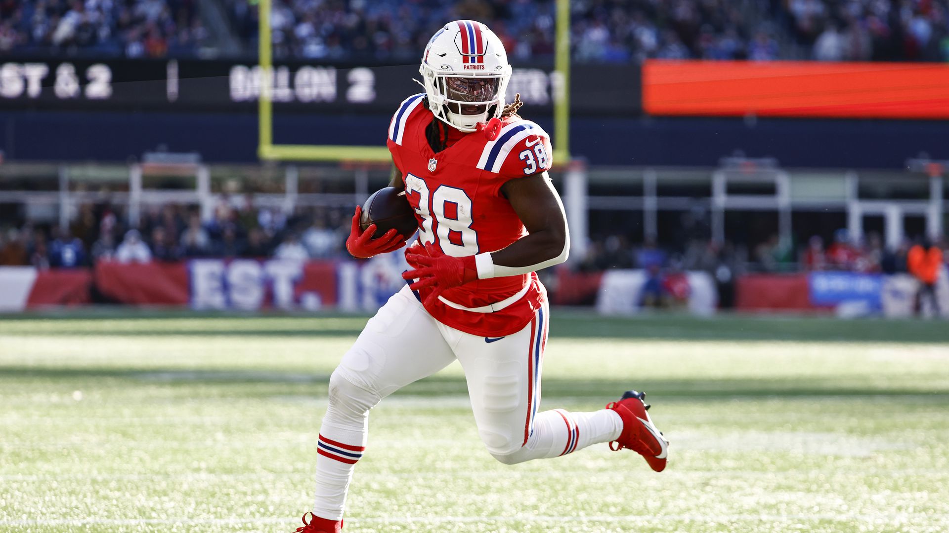 Patriots player profile: Rhamondre Stevenson remains the No. 1 running ...