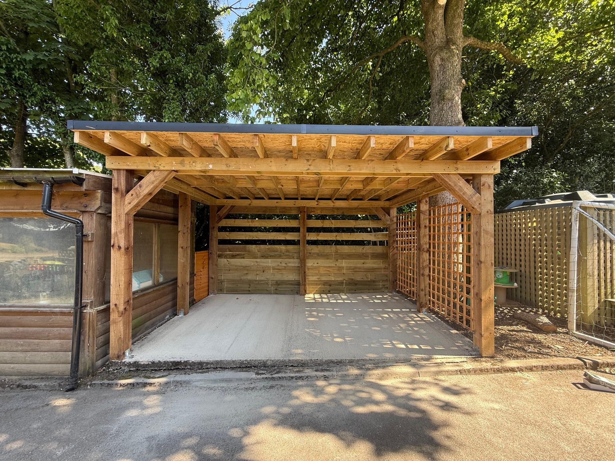 BGR Modular Classrooms builds free pergola for local school, giving ...