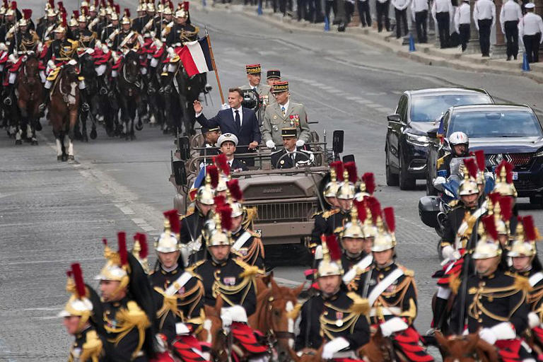 France celebrates Bastille Day with annual military parade in Paris