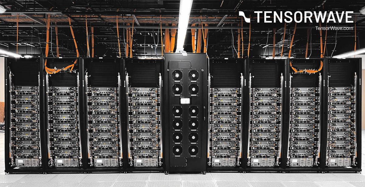 TensorWave just deployed the largest AMD GPU training cluster in North America — features 8,192 ...