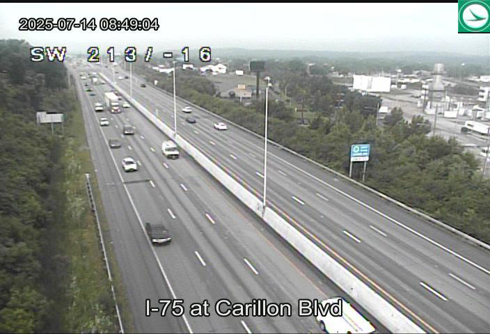 Ramp at I-75 S. to OH-741 reopens
