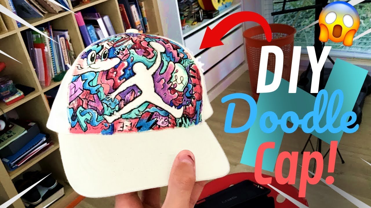 Hoe Maak Je een Custom Jordan Doodle Pet 🧢 – DIY Hoed Ontwerp Tutorial ...