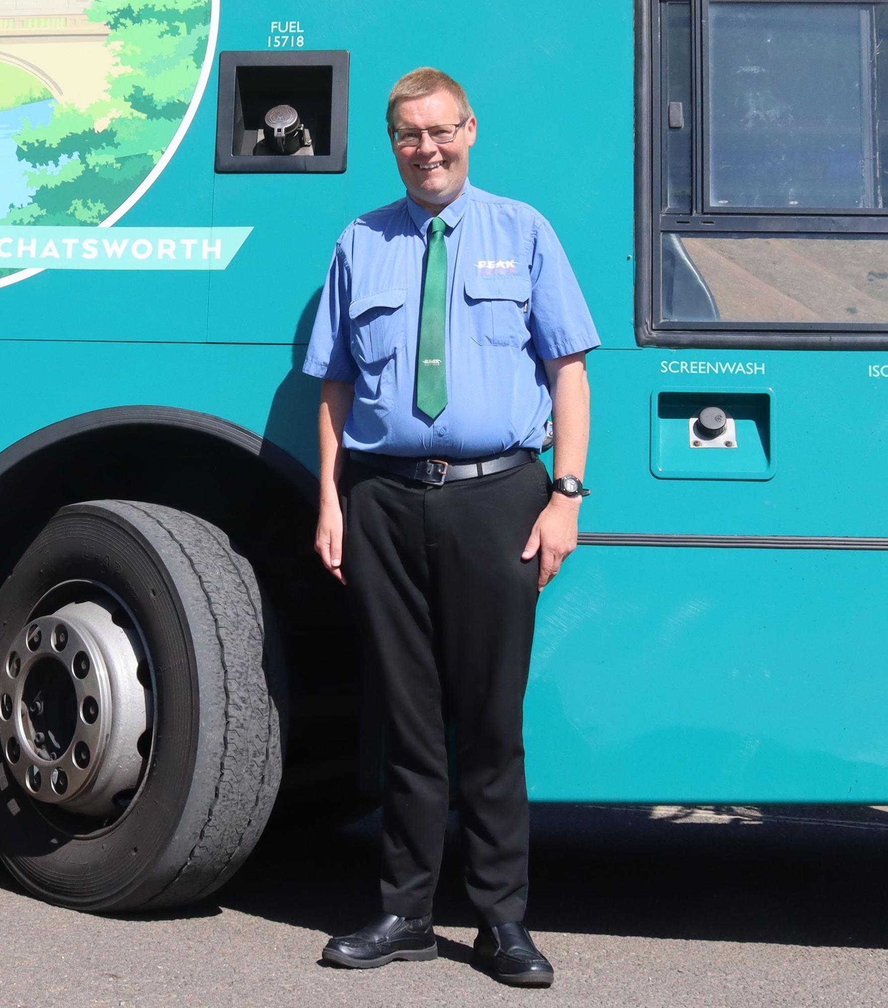 Charity fundraising bus driver wins praise