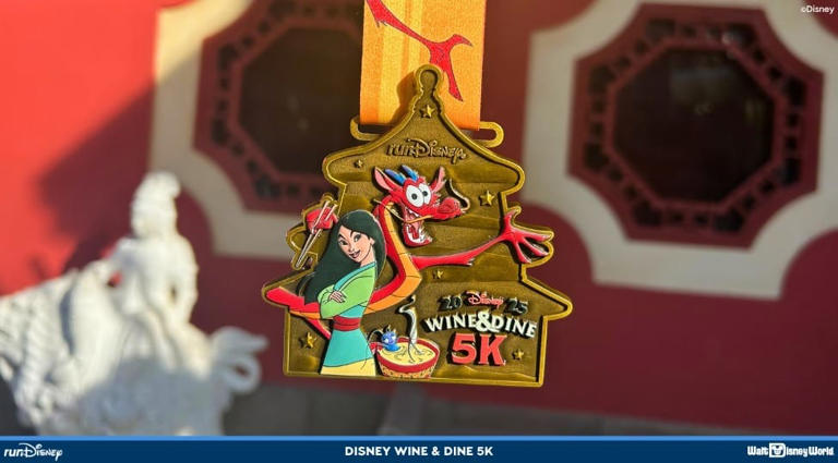 FIRST LOOK at runDisney Wine and Dine Half Marathon 2025 Medals