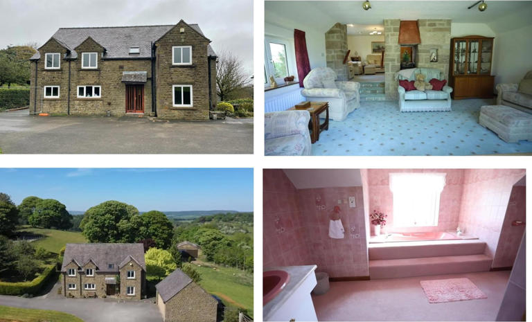 Historic Derbyshire farmhouse transformed into modern family home ...