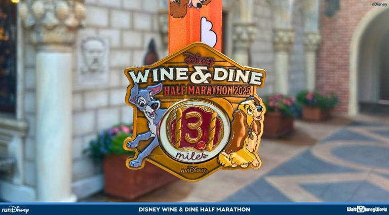 FIRST LOOK at runDisney Wine and Dine Half Marathon 2025 Medals