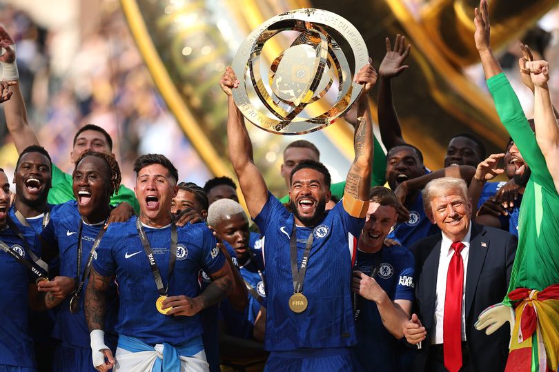 Soccer star 'made four-word jibe at Donald Trump' before trophy lift ...