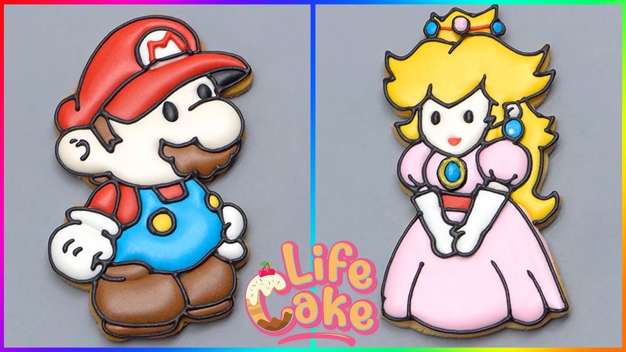 🎮🍄 Satisfying Mario & Prinses Peach Koekjes | Gamehelden om op te eten!