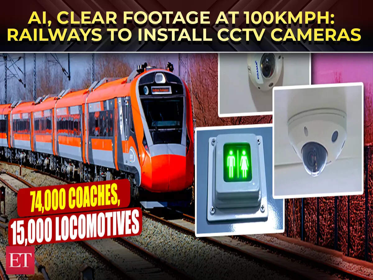Railways to install CCTV cameras in coaches for passengers’ safety: 'AI ...