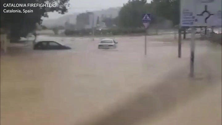 Airport roof collapses as Spain hit by powerful earthquake