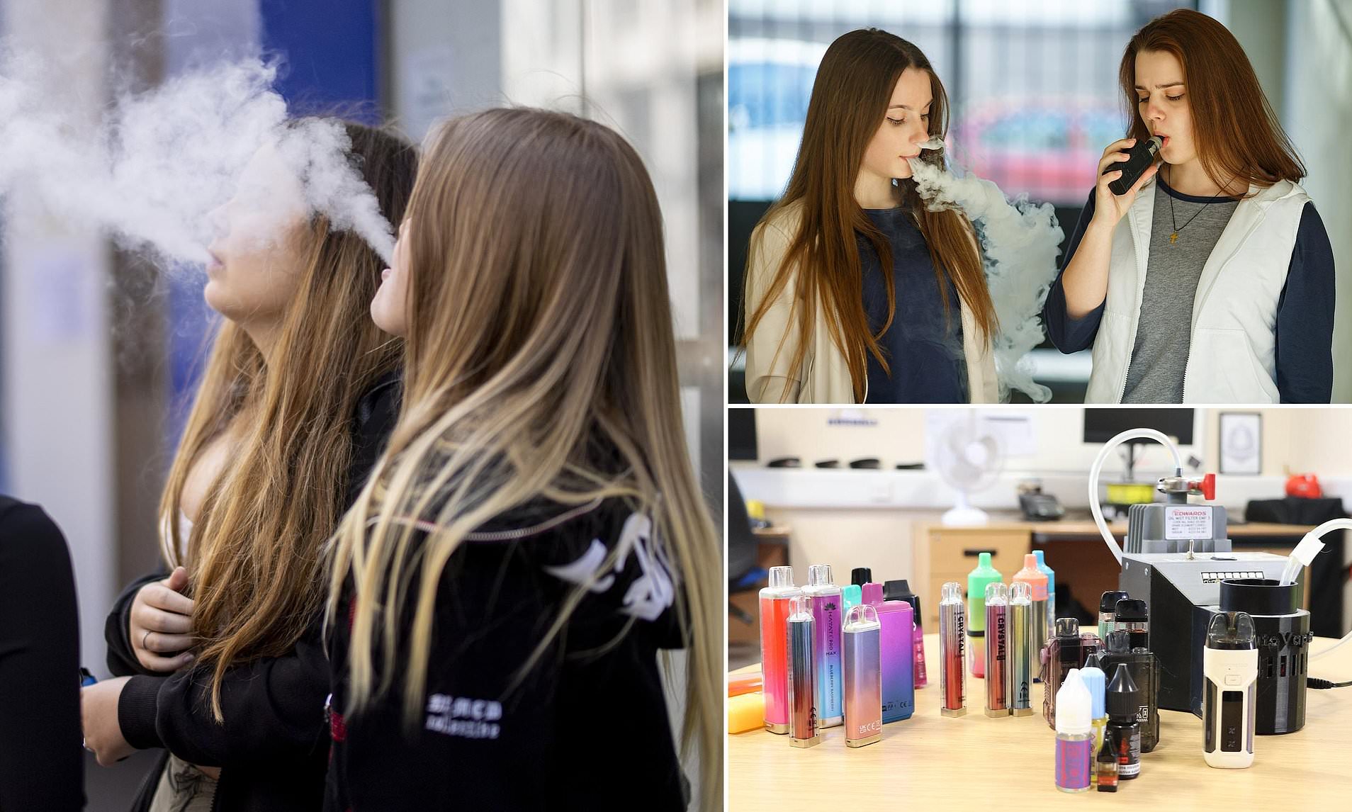 Children taken to hospital after using 'contaminated' vapes laced with 'zombie drug' Spice